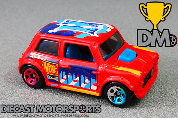 HW Art Cars: MINI COOPER – ORANGE TRACK DIECAST