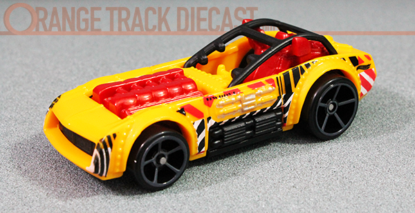 HW Daredevils: PILEDRIVER – ORANGE TRACK DIECAST