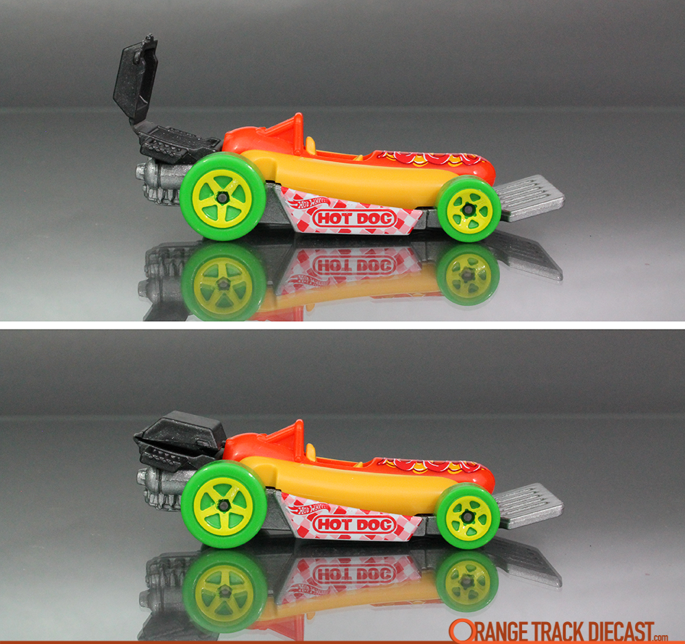 HW City Works (2017 New Model): STREET WIENER – ORANGE TRACK DIECAST