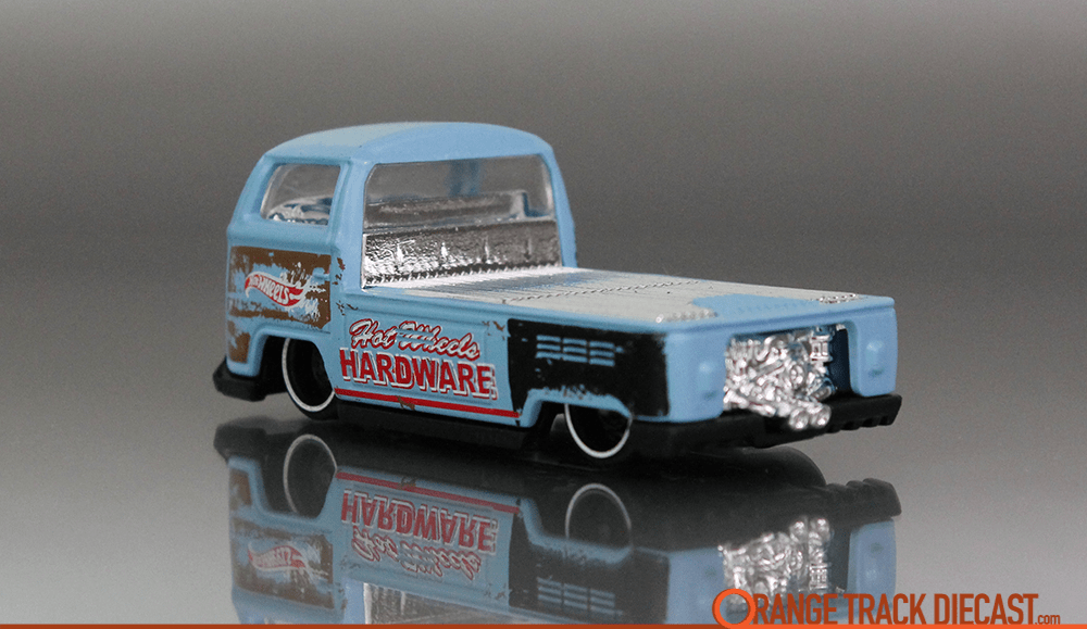 HW Hot Trucks: VOLKSWAGEN T2 PICKUP – ORANGE TRACK DIECAST