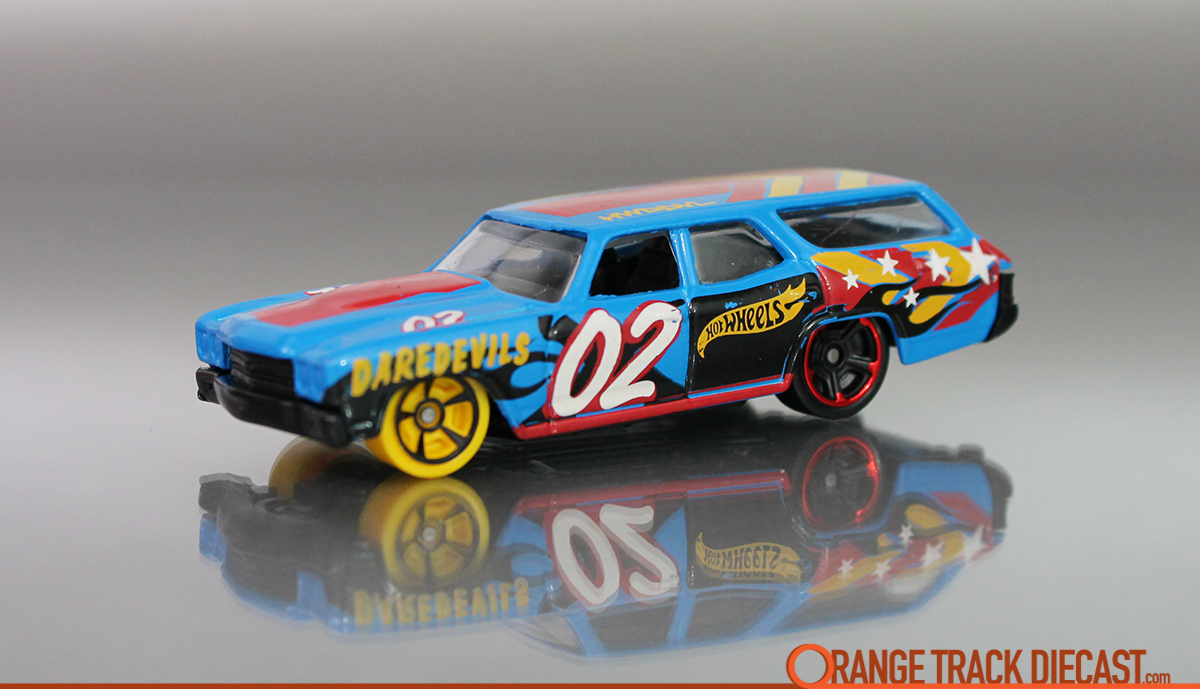HW Daredevils: ’70 CHEVELLE SS WAGON – ORANGE TRACK DIECAST
