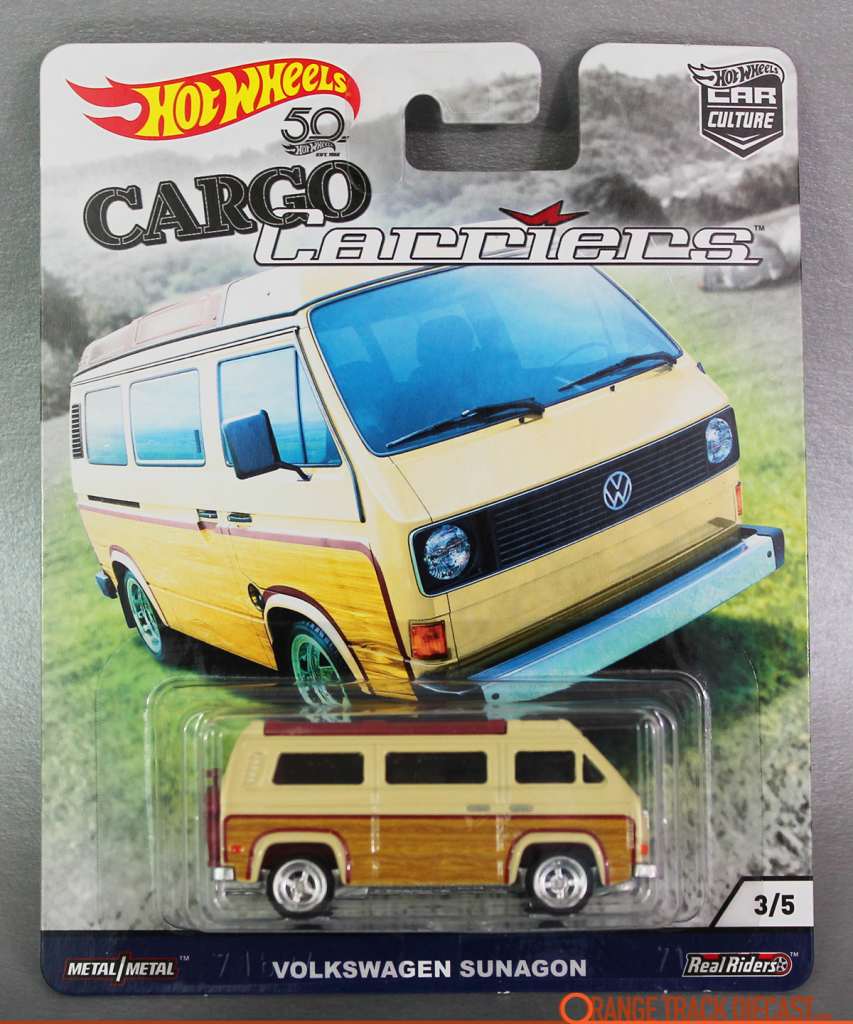 Car Culture / Cargo Carriers: VOLKSWAGEN SUNAGON – ORANGE TRACK DIECAST