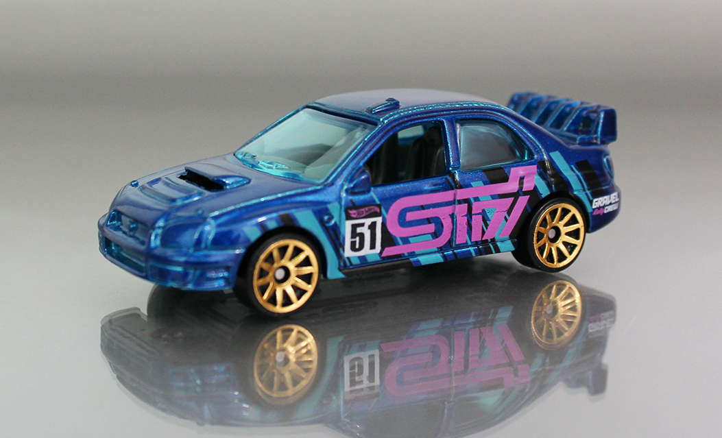 Car Meet 5-Pack: SUBARU IMPREZA – ORANGE TRACK DIECAST