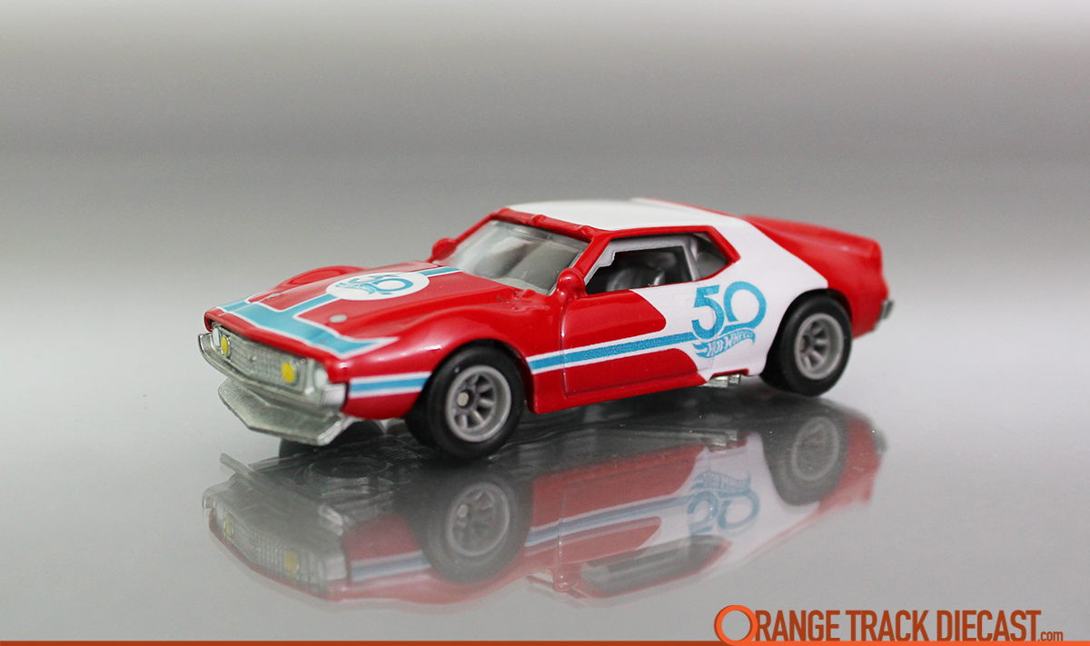 HW 50th Anniversary Favorites: ’71 AMC JAVELIN AMX – ORANGE TRACK DIECAST