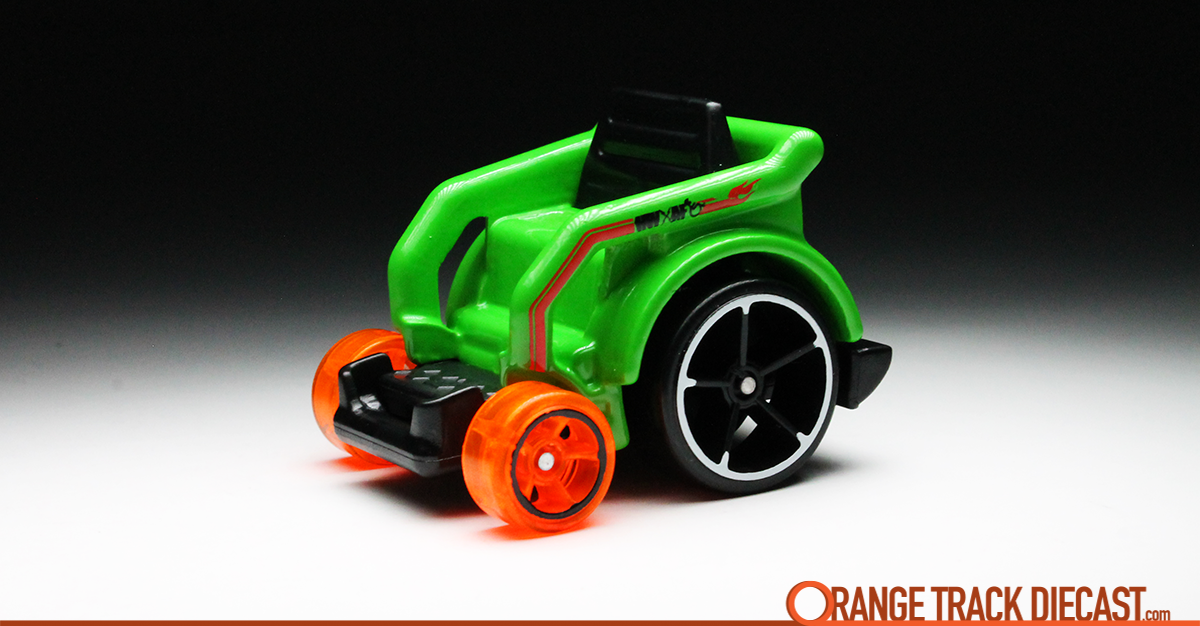 HW Ride-Ons (2019 New Model): WHEELIE CHAIR – ORANGE TRACK DIECAST
