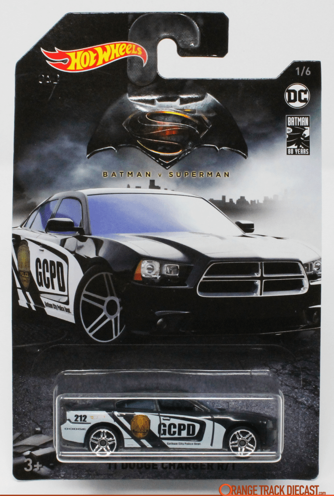Batman Vehicles: ’11 DODGE CHARGER R/T – ORANGE TRACK DIECAST