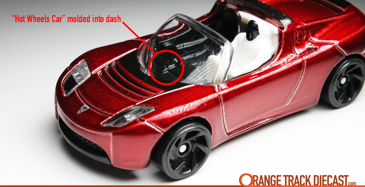 HW Space: ’08 TESLA ROADSTER WITH STARMAN – ORANGE TRACK DIECAST