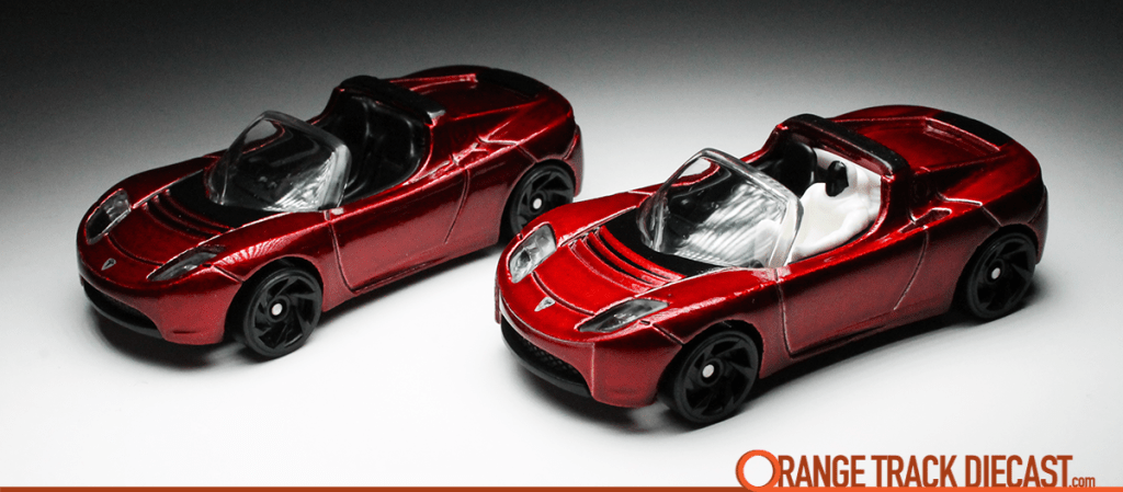 HW Space: ’08 TESLA ROADSTER WITH STARMAN – ORANGE TRACK DIECAST