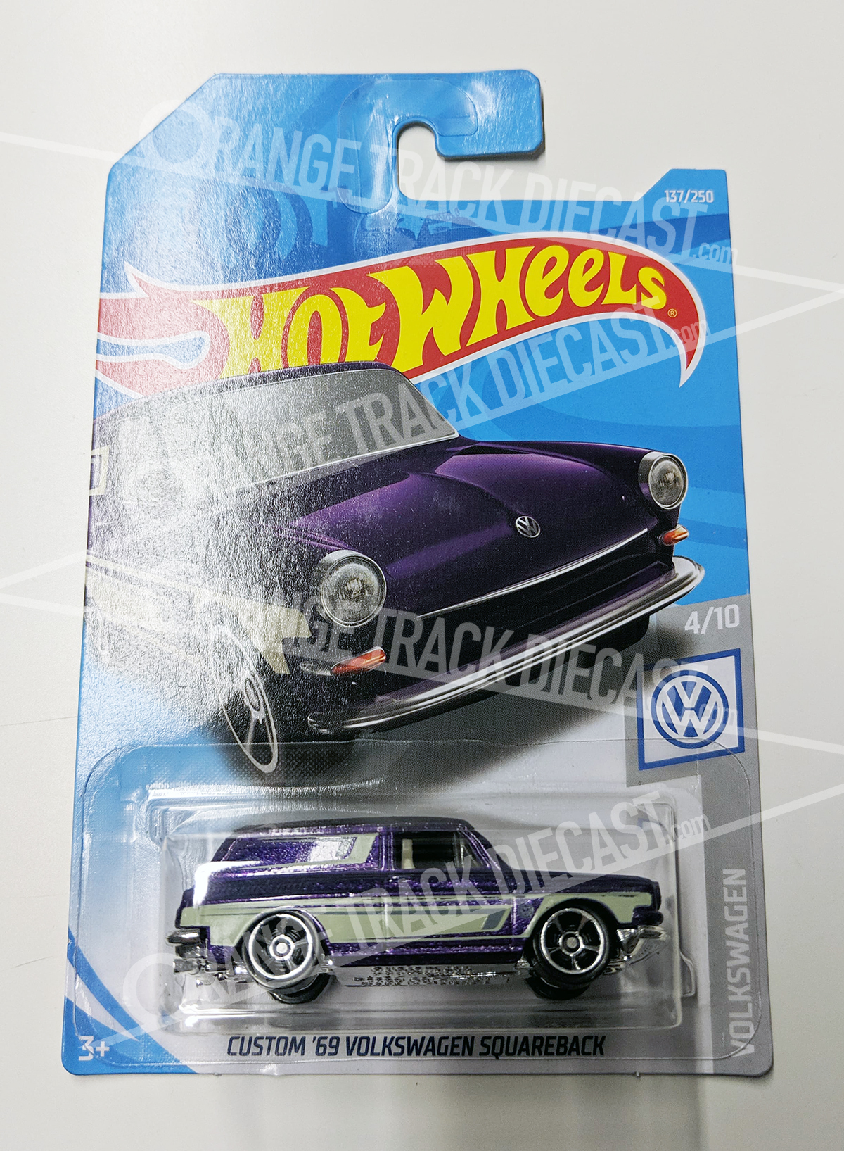 2019 f – volkswagen custom 69 vw squareback otd – ORANGE TRACK DIECAST