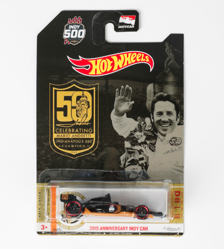 Hot Wheels Mario Andretti Indy Car NOW ON SALE through the Indy 500 ...