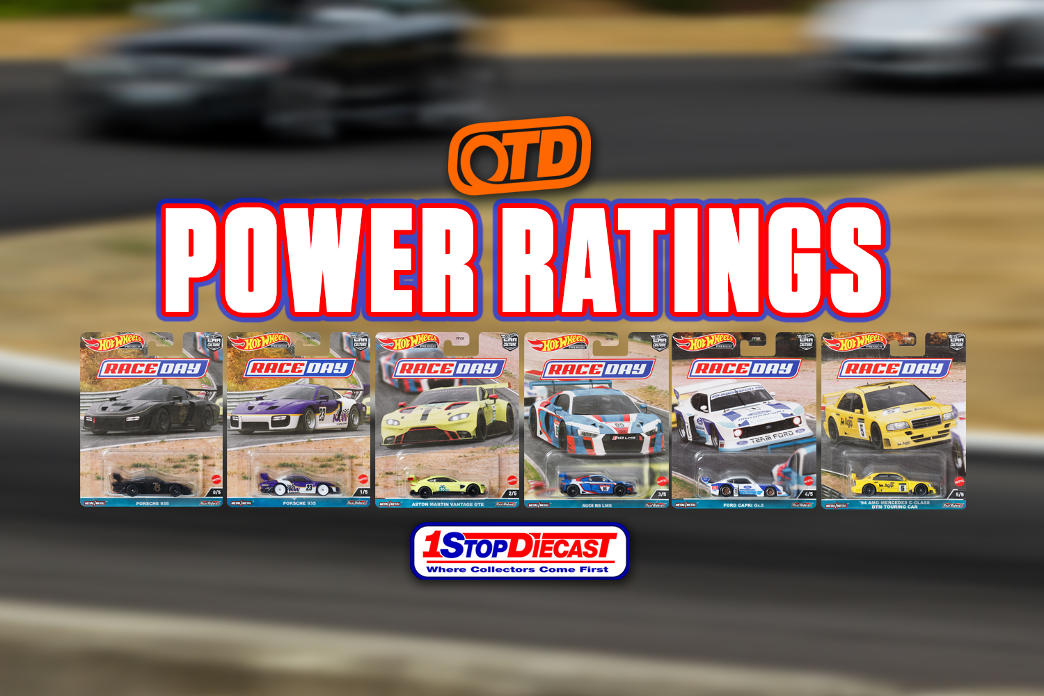 Power Ratings – ORANGE TRACK DIECAST