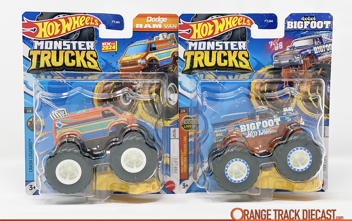 Hot Wheels Monster Trucks 2024 “B” CASE REPORT – ORANGE TRACK DIECAST