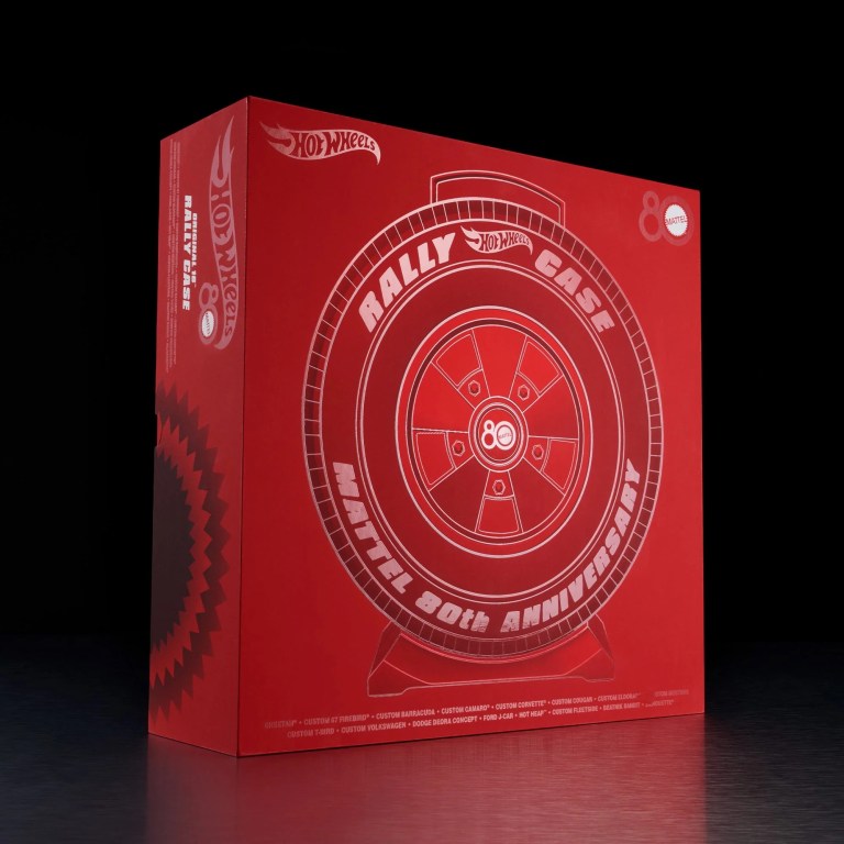 Mattel 80th Anniversary Hot Wheels Original 16 Rally Case Set launches ...
